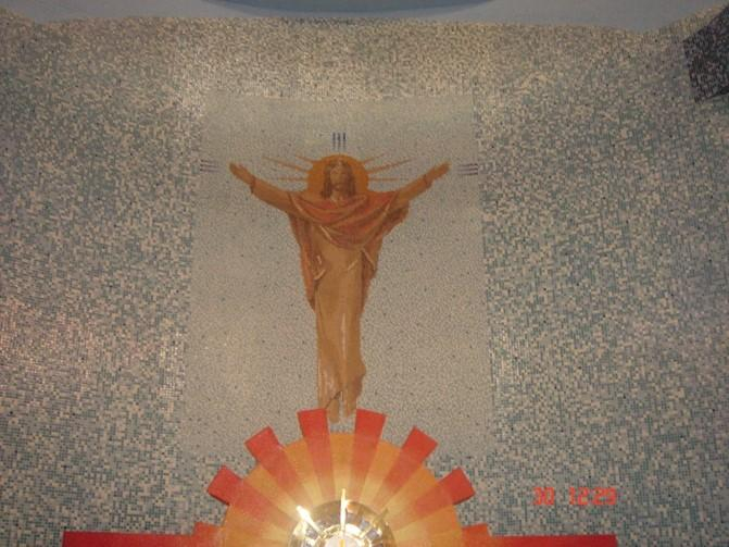 Glass mosaic tile at Church and Masjid cladding - Tile Crafts Trichy